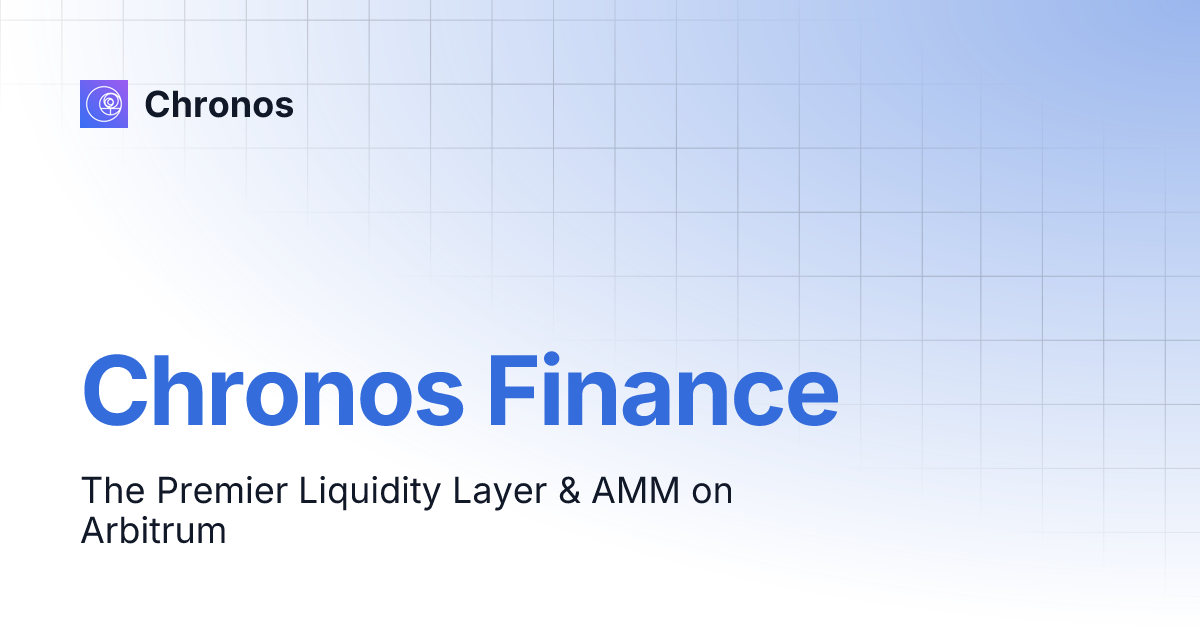 Chronos Finance | Chronos