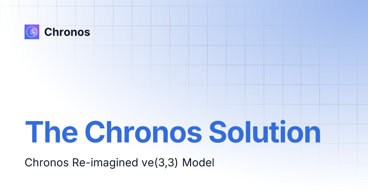 The Chronos Solution | Chronos